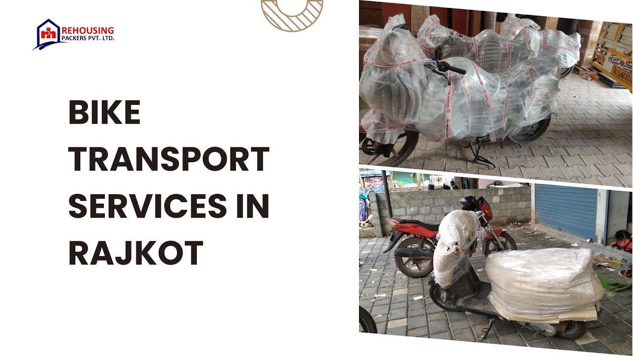 Bike transport services in Rajkot | Rehousing packers and movers - YouTube
