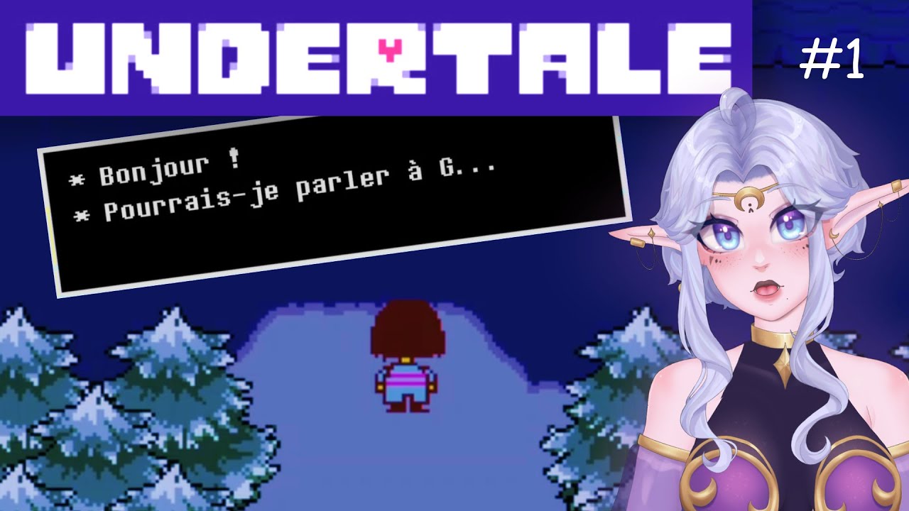 French Vtuber plays Undertale for the first time #/1 [VOD] First Run, Wrong Number song - YouTube