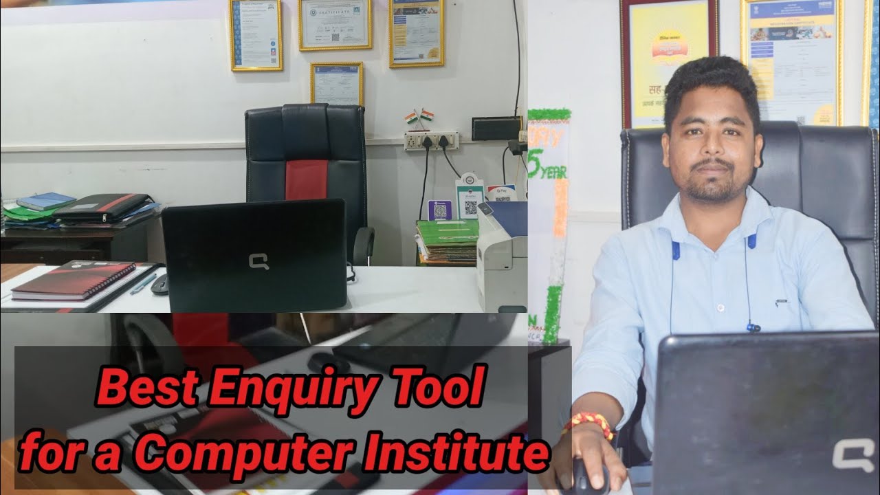 Computer Institute Receptionist Table || Enquiry Kit|| Best computer ...