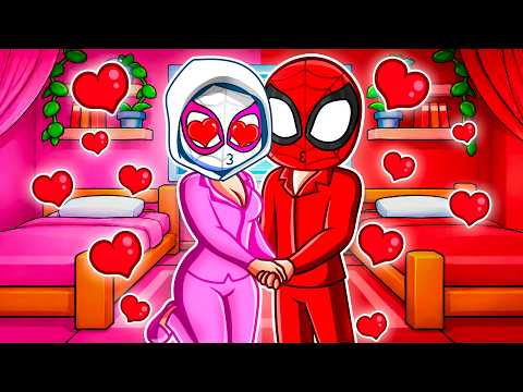 Gwen Kisses SPIDERMAN AT A Sleep Over In GTA 5!