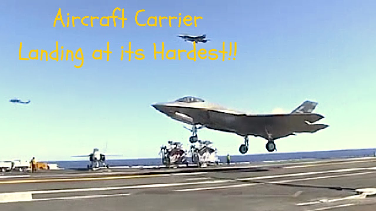 Aircraft Carrier Landings ~ The art of Landing at its hardest on moving ...