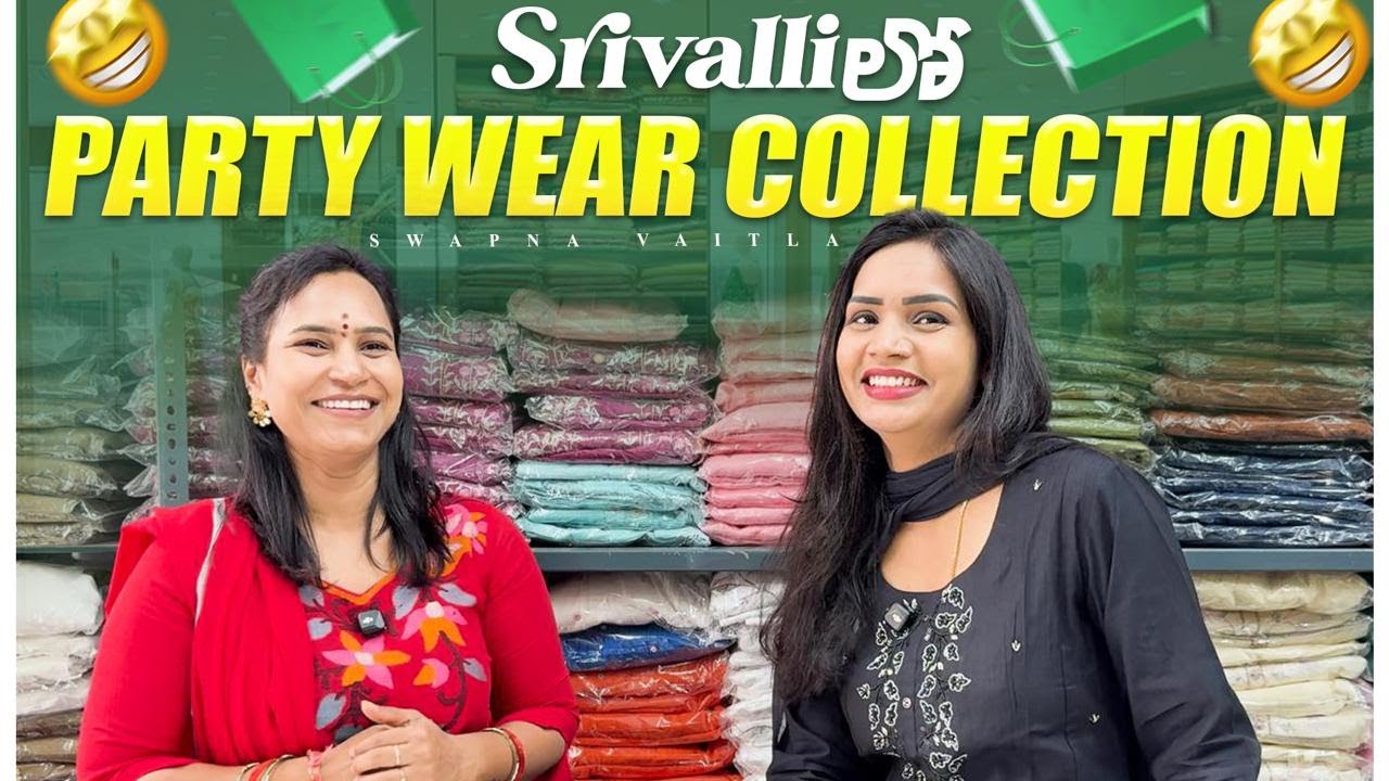 Budget లో Rich Look Dress Collection |Srivalli లో Party wear collection ...