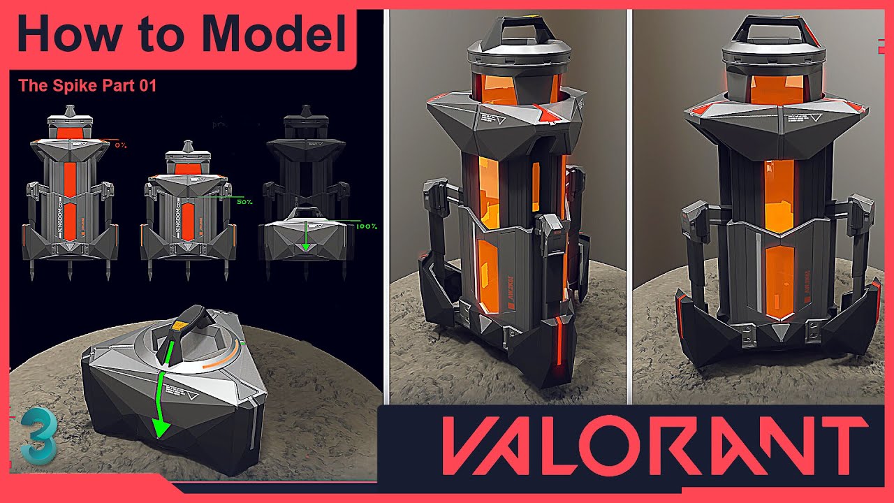 How to Make the Spike from the VALORANT Game _Part 01 - YouTube
