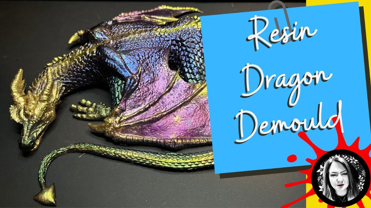 #58 SPECTACULAR Epoxy Resin Dragon Demould - YouTube