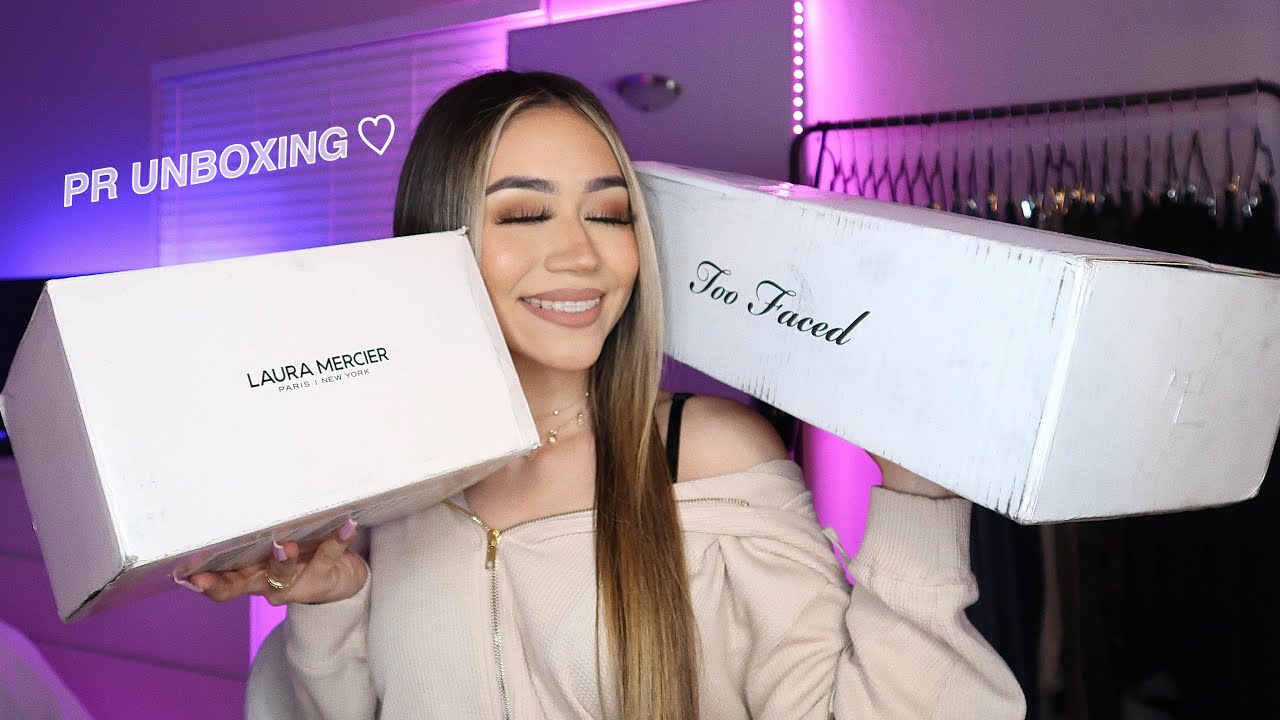 opening my PR packages! 🤩 - YouTube