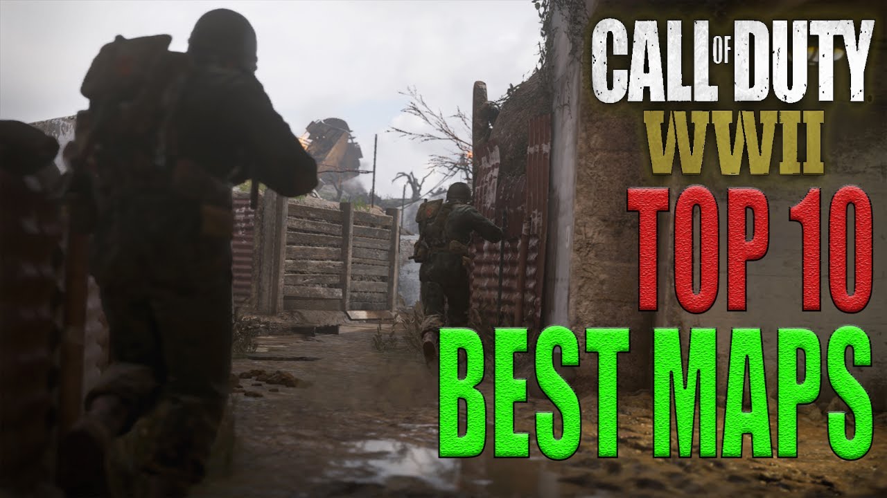 Call of Duty WW2 Top 10 Best Maps! (Multiplayer COD WW2) - YouTube