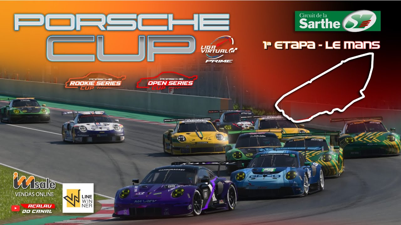 LIGA VIRTUAL GT PRIME | PORSCHE CUP | ROOKIE SERIES/OPEN SERIES ! 1ª ...