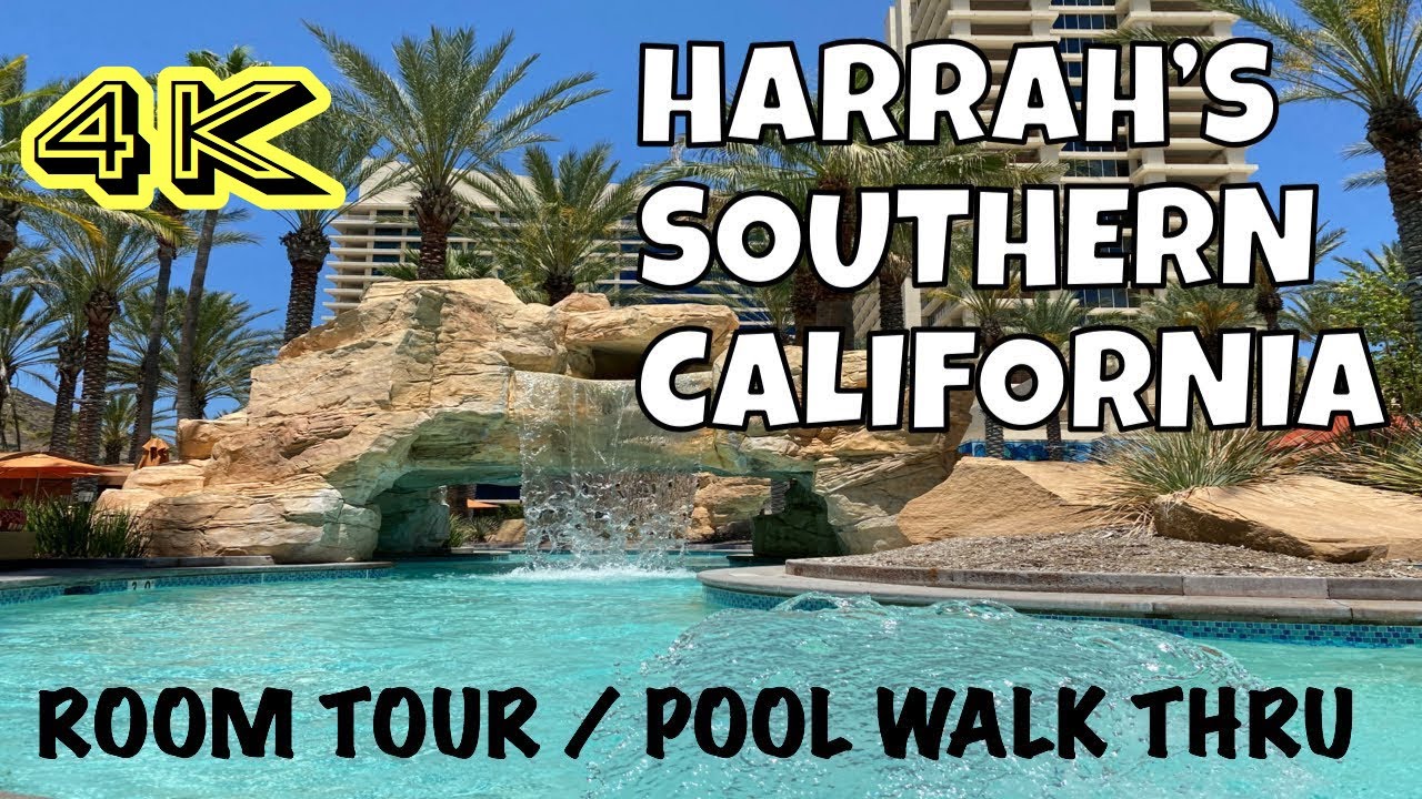 STAYCATION HARRAH’S RESORT FUNNER, CALIFORNIA | 4K ROOM TOUR & POOL ...
