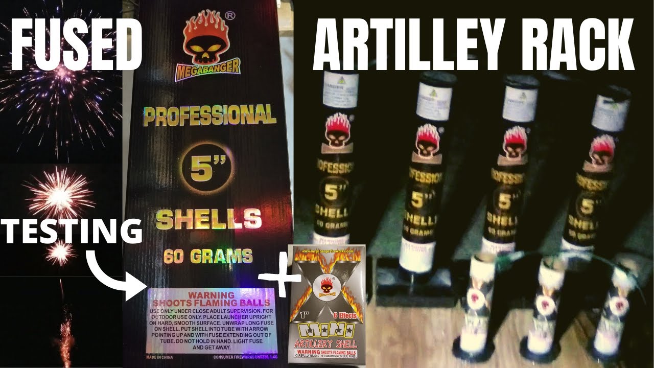 Wiring Artillery Shell Rack MEGABANGER Pro 5" Artillery Shells & Mini-X ...