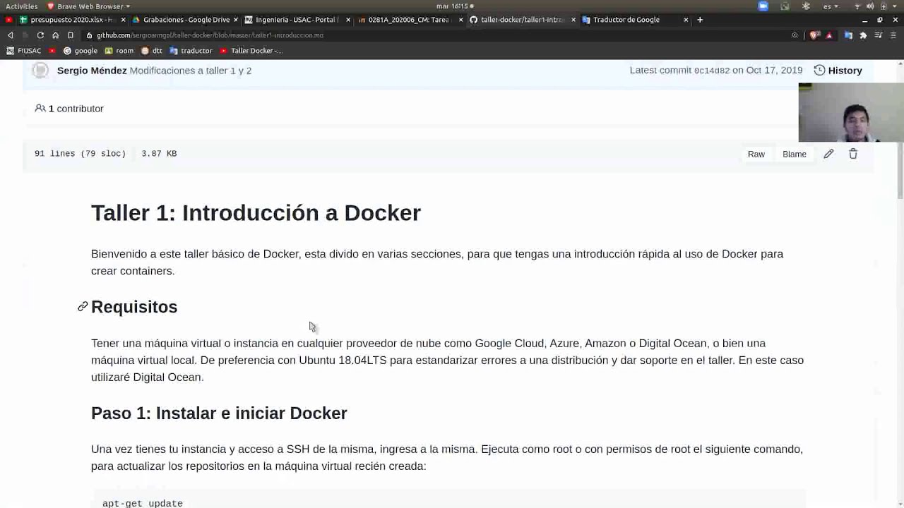 TALLER DOCKER - YouTube
