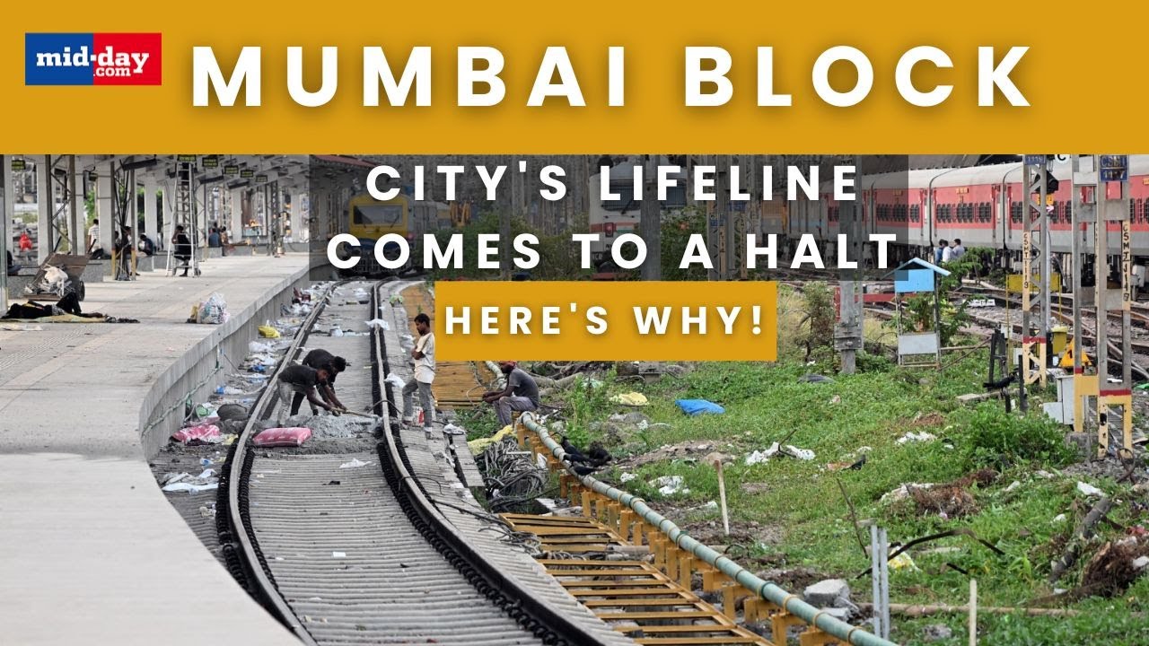 Mumbai Block: 63 Hour Long Mega Block Affects Mumbai Locals, 930 Trains ...