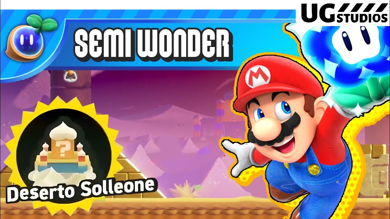 MONDO 4 - TUTTI I SEMI WONDER (Deserto Solleone) SUPER MARIO BROS ...
