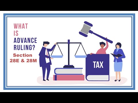 Customs - Advance Rulings Section 28E - 28M by Prof. Rajesh Tayal - YouTube