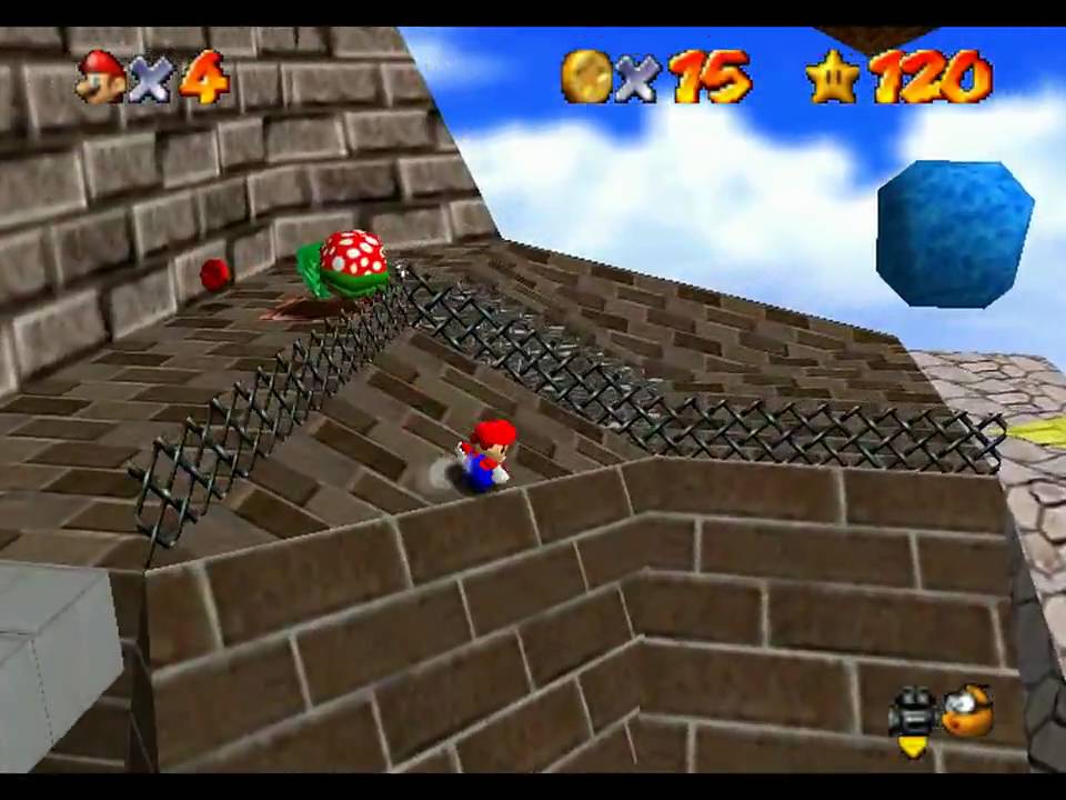 Super Mario 64 - Whomp's Fortress Freerun 4 (TAS) - YouTube
