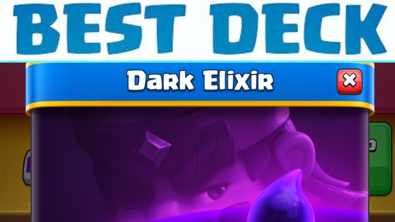 Best Deck To Beat DARK ELIXIR Challenge | CLASH ROYALE - YouTube