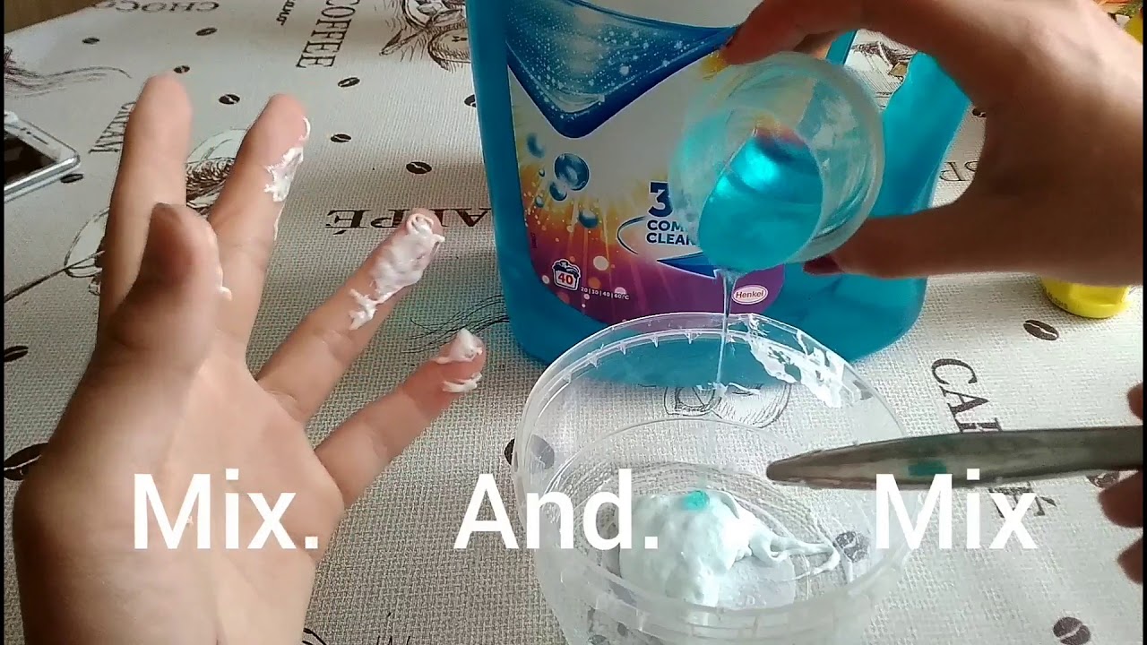 Sara Tutorial How To Make Slime - YouTube