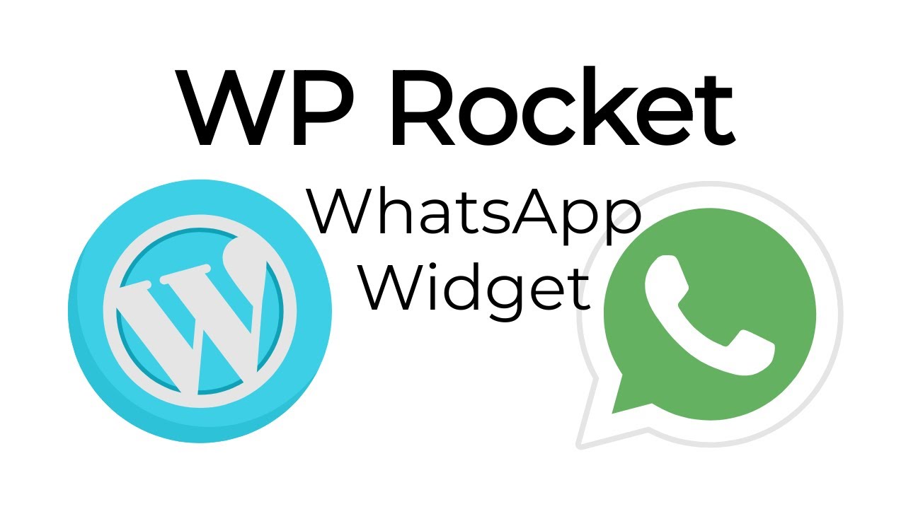 WP Rocket WhatsApp Widget js - YouTube