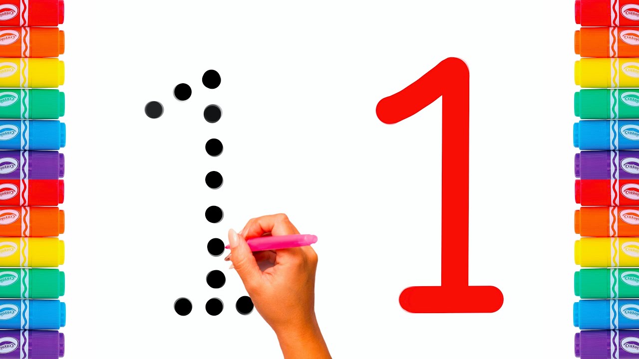 Write Numbers from 1 to 10 | Learn Numbers for Toddlers - YouTube