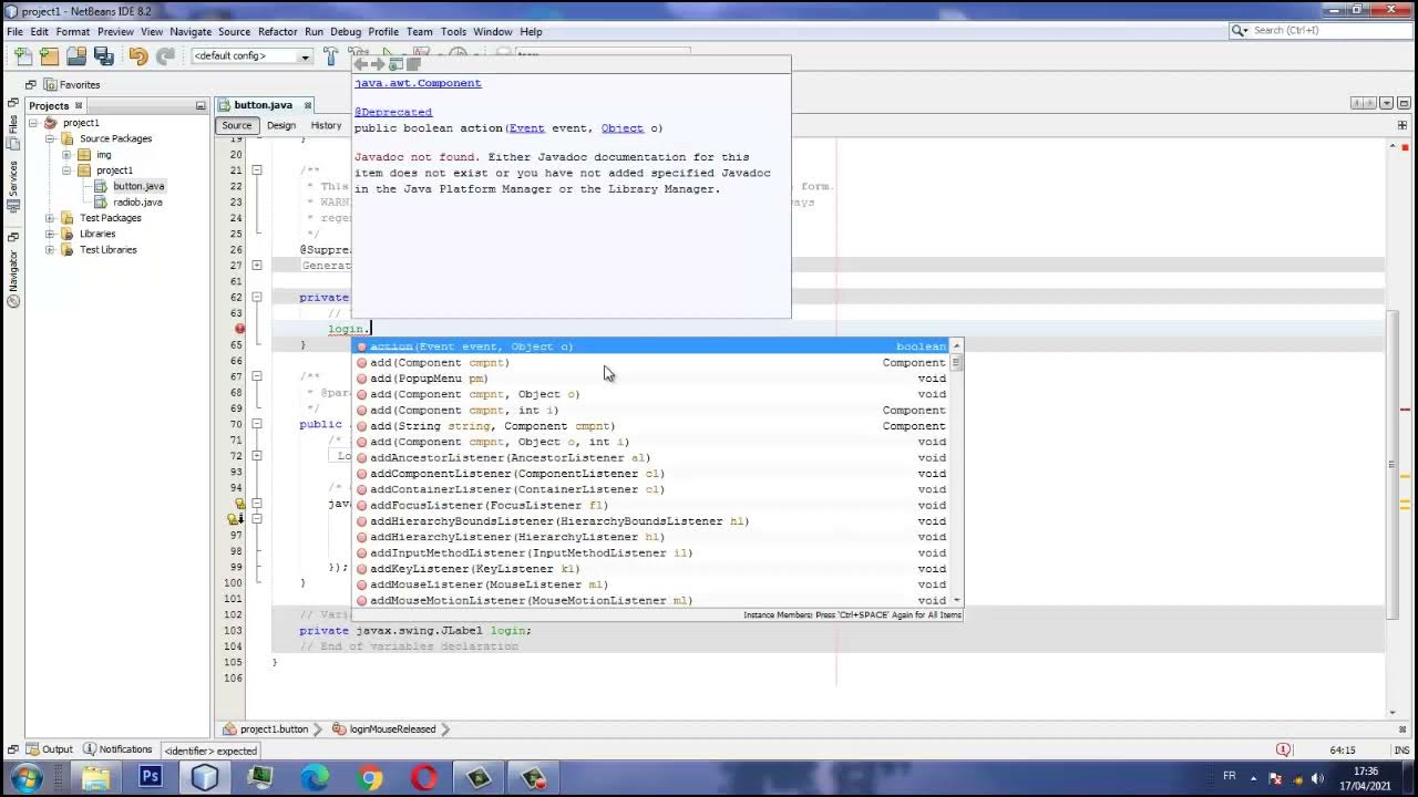 Create a Custom Button with Animations In Java and Netbeans - YouTube