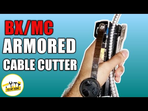 How to Cut / Strip Off MC Cable - YouTube