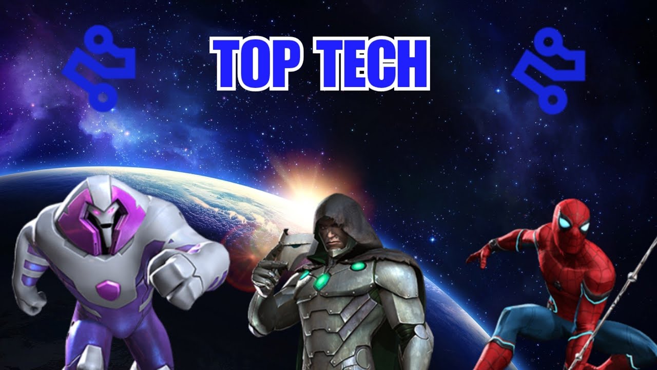 TOP TECH : Les meilleurs champions Tech - MARVEL CONTEST OF CHAMPIONS ...