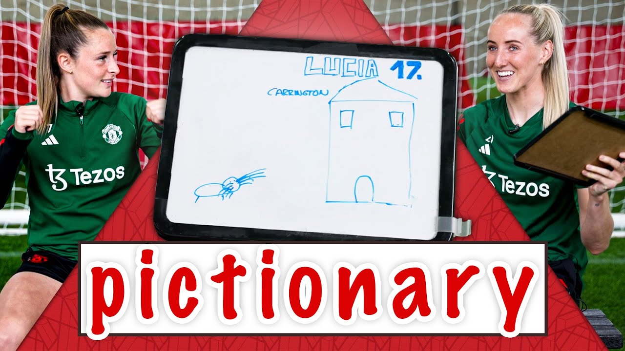 Manchester United Women Take On Pictionary! 🖼️ - YouTube