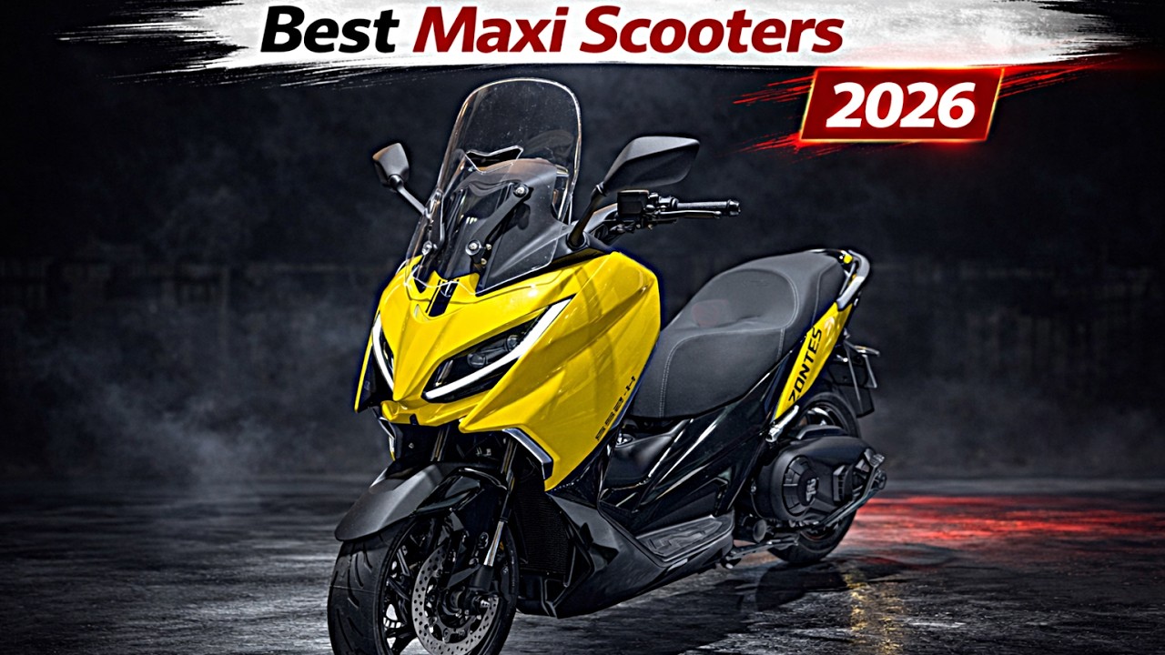 New 15 Best Maxi Scooters of 2026 - YouTube