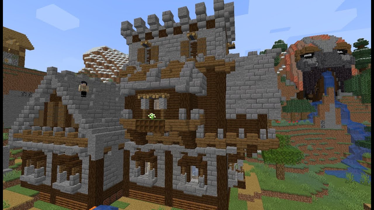 Medieval Theme Villager Breeder - Build Idea - [World Download] - YouTube