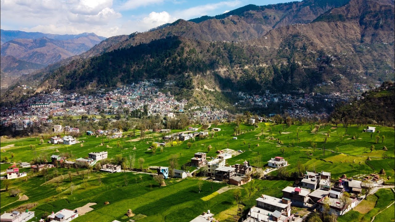 Chowari distt chamba (himachal Pradesh) dji drone shoot Pandey films ...