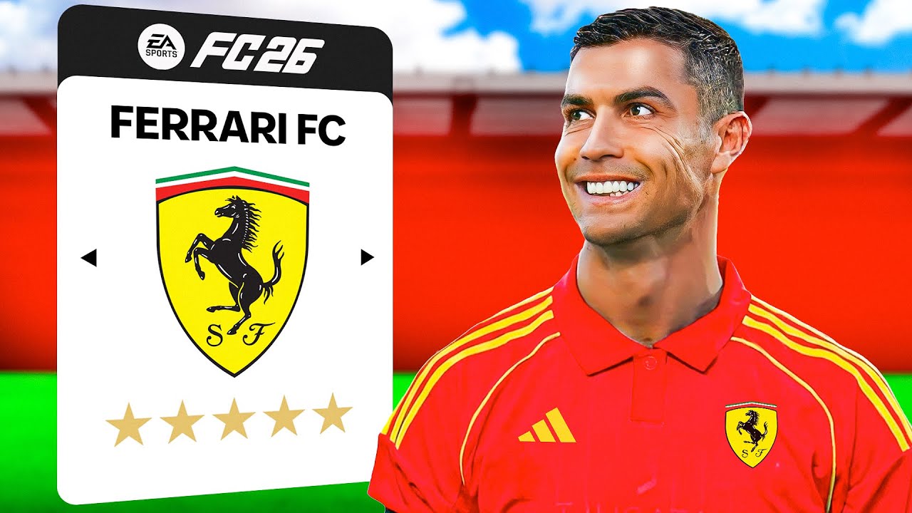 Creating Ferrari FC in FC26 Career Mode | Create-A-Club Rebuild - YouTube