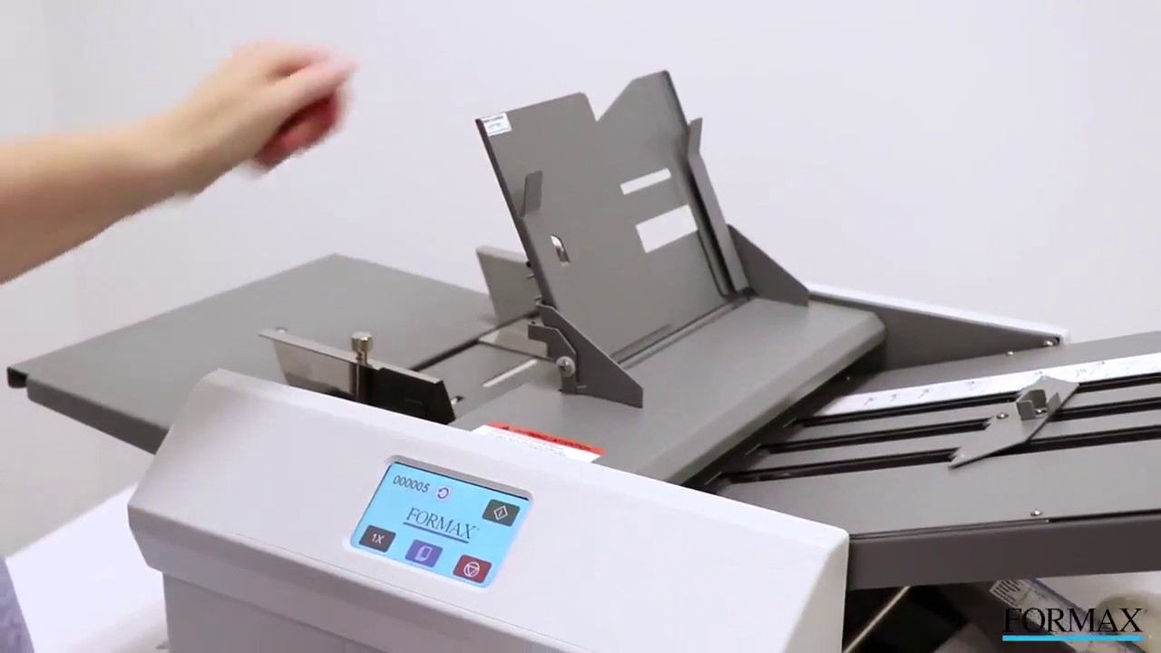 Formax FE 346 Folding System - YouTube