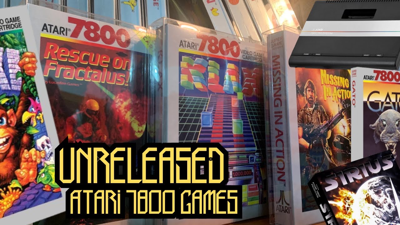 Unreleased Games on the Atari 7800 - YouTube