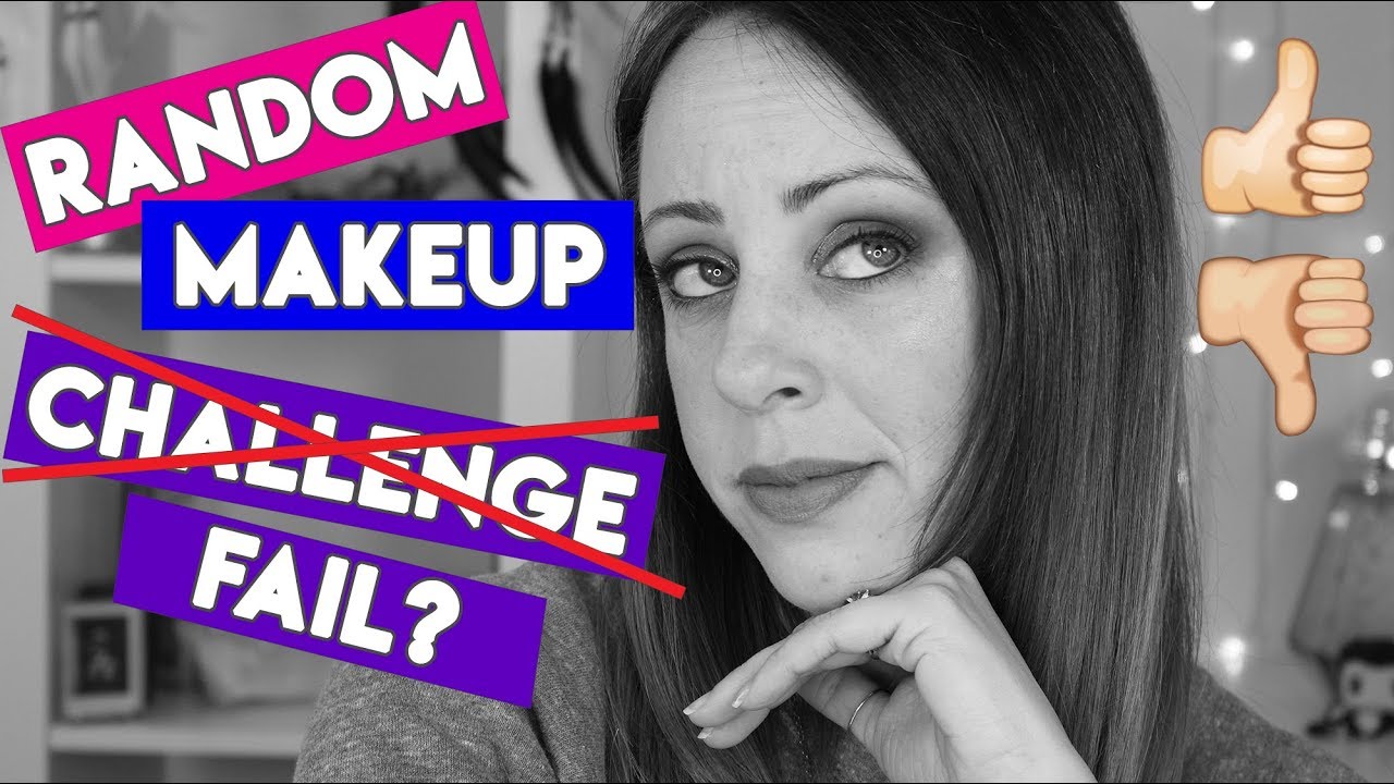 RANDOM MAKEUP CHALLENGE 3 Possibly a fail? | GlitterFallout - YouTube
