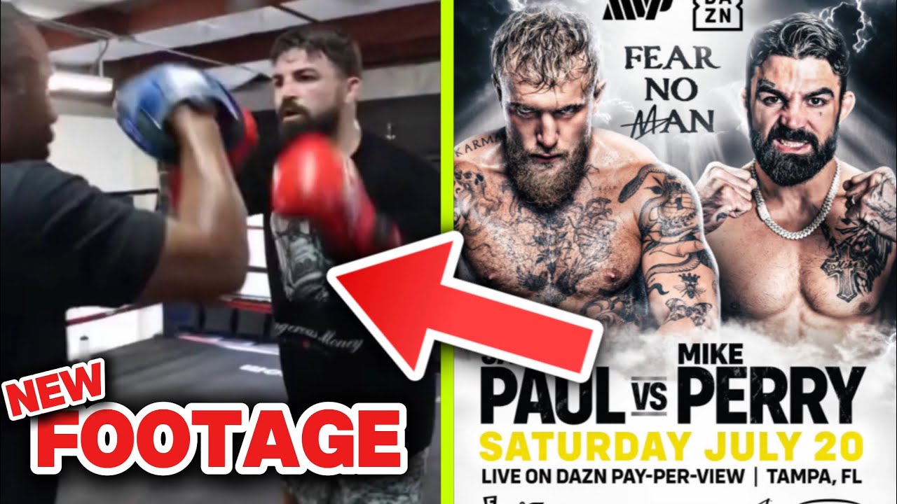 Mike Perry NEW PAD WORK Training Footage… - YouTube