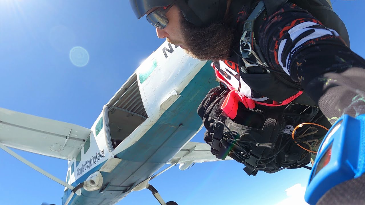 Did you hear the one about the blind guy that went skydiving? Scared ...