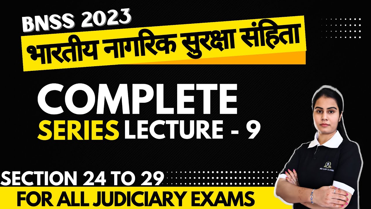 BNSS 2023 Section 24 to 29 - YouTube