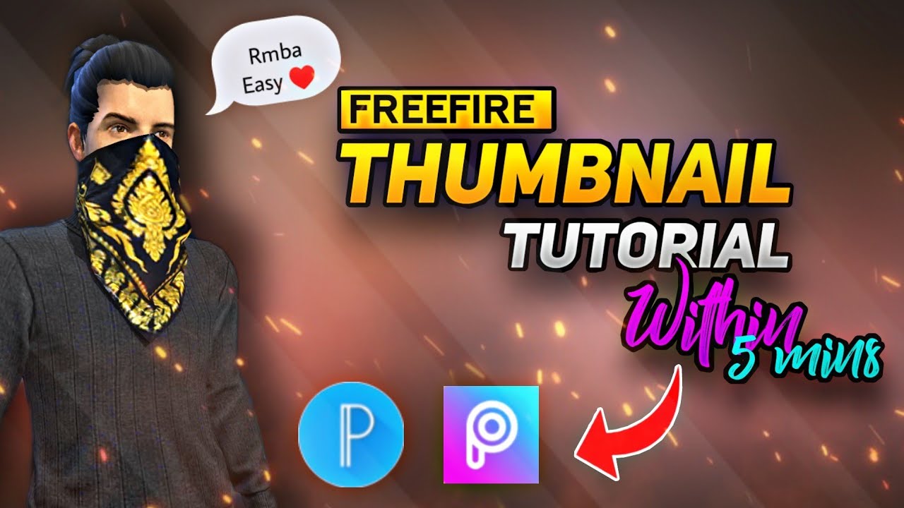 Freefire Thumbnail Tutorial within 5 min - In Tamil Full Explanation - YouTube