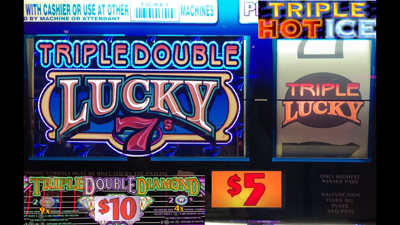 HIGH LIMIT SLOTS! TRIPLE DOUBLE LUCKY 7S + $10 TRIPLE DOUBLE DIAMOND ...