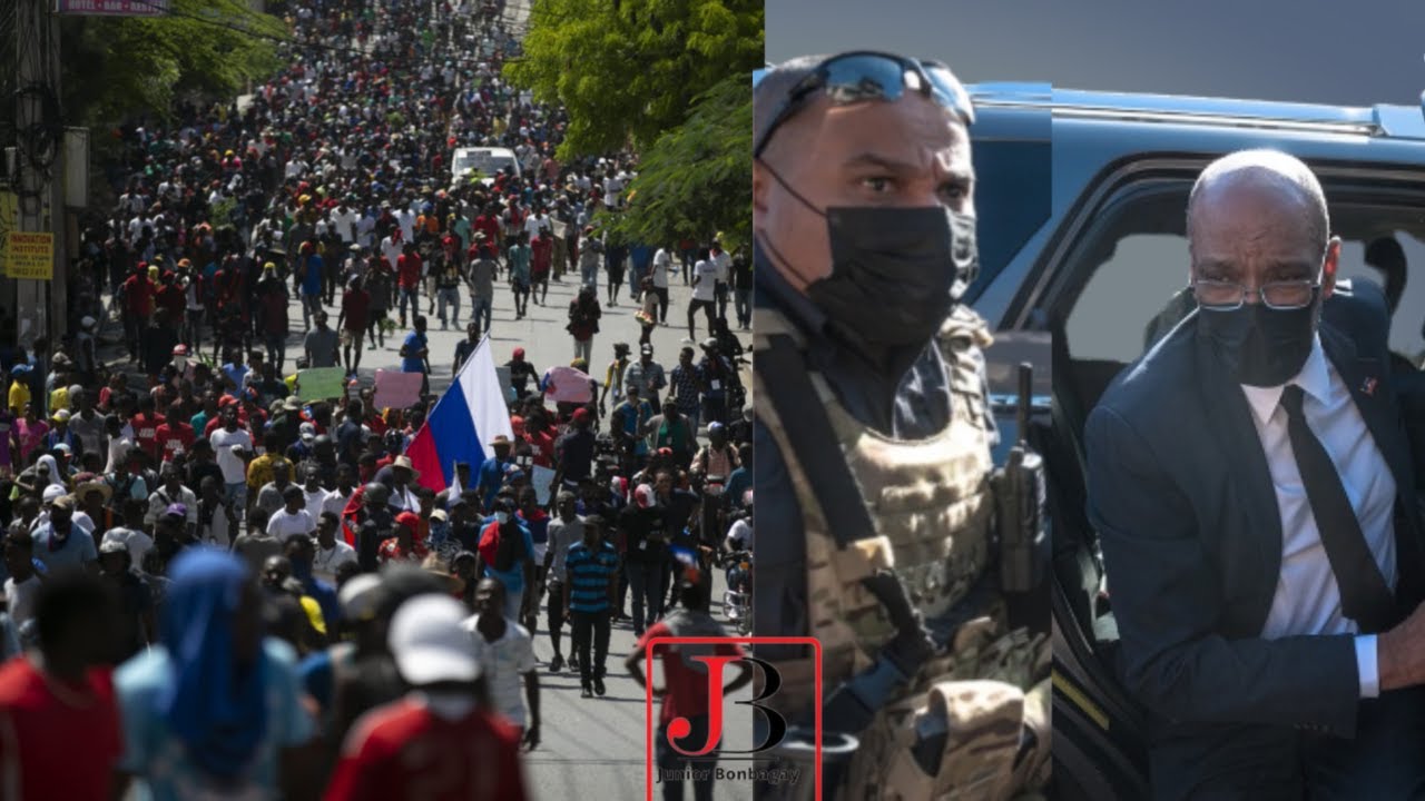 Ayiti Wouj Demisyon Ariel Henry- Mas Pèp La Pran Lari Jodia, Sa Ariel ...
