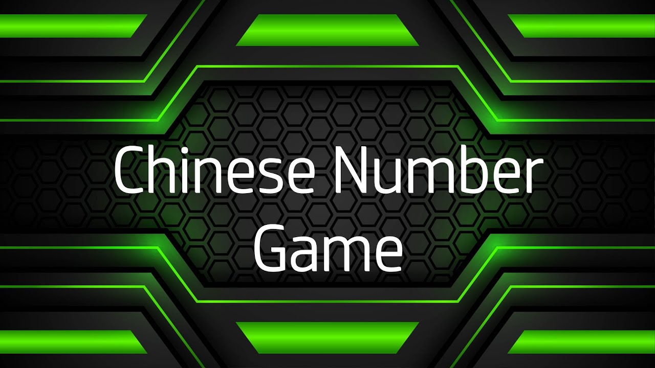 Chinese Number Game | Lesson 1. Numbers | HSK 1 (Guess the number ...