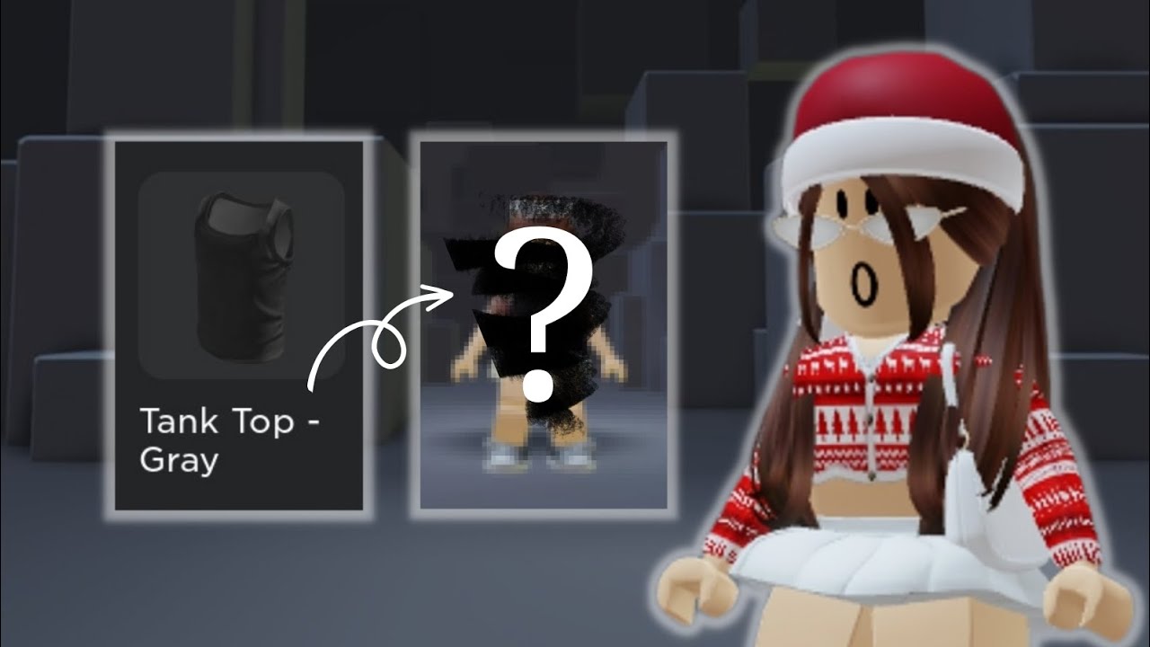 Styling the FREE Gray Tank Top 🤩 || Roblox - YouTube