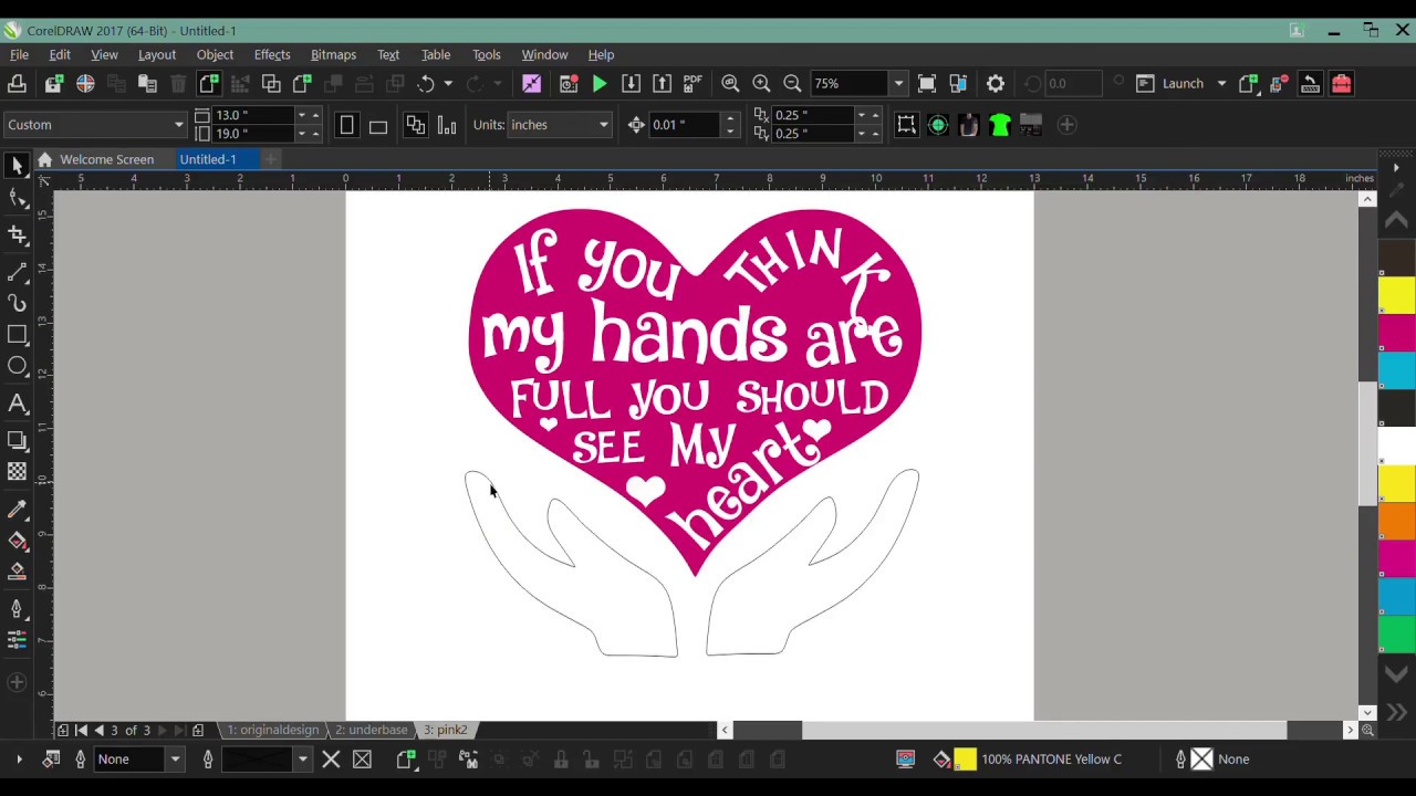 HOW TO CREATE A WHITE UNDERBASE FOR SCREEN PRINTING IN CORELDRAW - YouTube