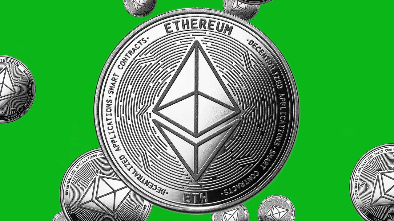 Ethereum green screen 4k - YouTube