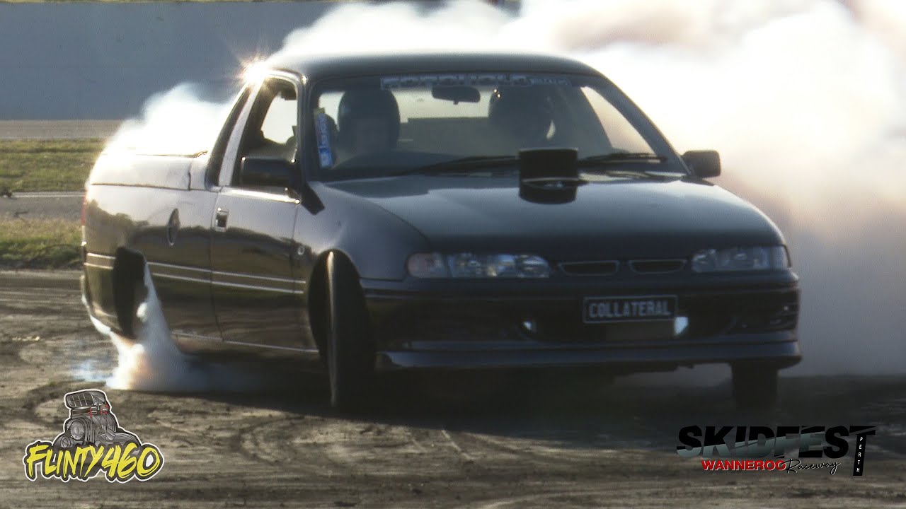 6.0L VS COMMODORE UTE "COLLATERAL" AT SKIDFEST - YouTube