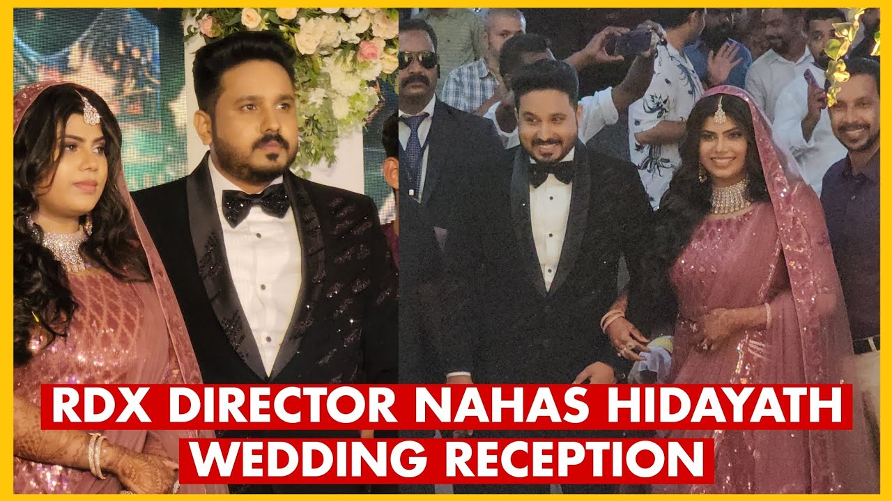 Grand Entry..!! RDX Director Nahas Hidayat and His Wife Shafna at The ...