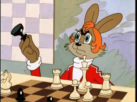 Chess in cartoon \