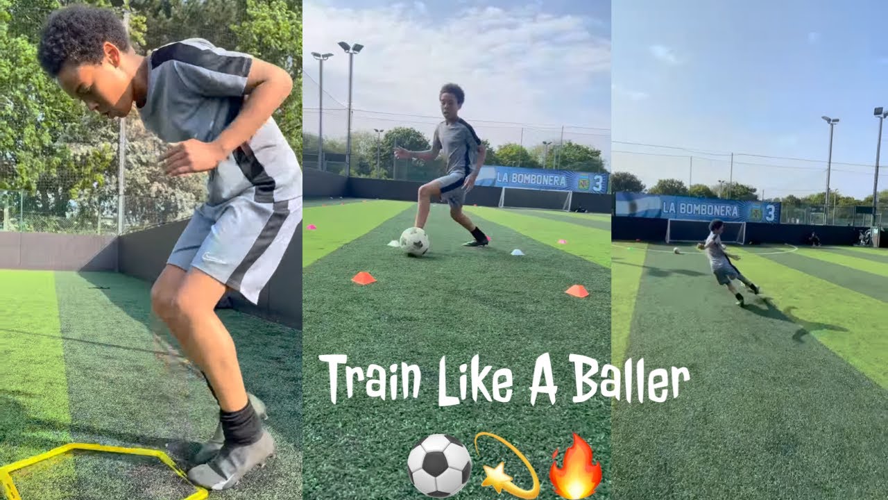 Train like a BALLER Play Like a BALLER!⚽️🔥💫 #football #training #soccer ...