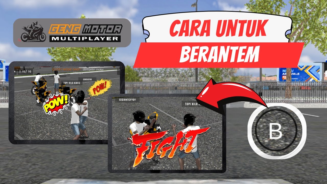 CARA BERANTEM DI GAME GENG MOTOR MULTIPLAYER - YouTube