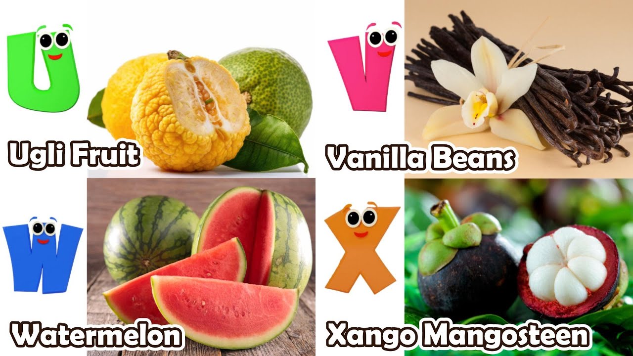 Fruits Alphabet song for Children | Fruit ABC Song | Phonics for Kids ...