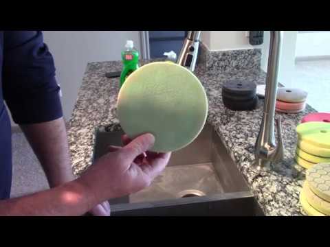 Best Way To Clean Polishing Pads - Amazing!! - YouTube